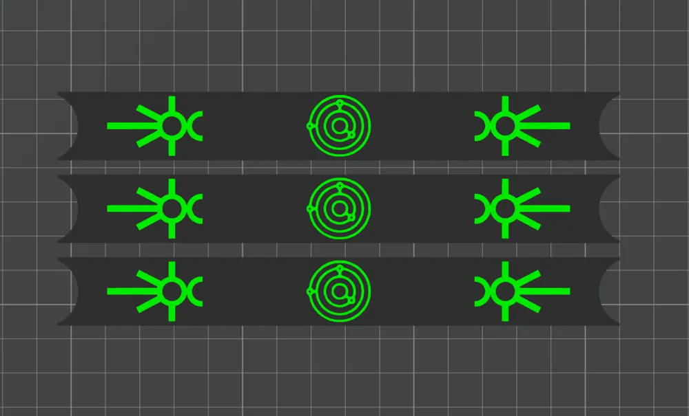 Killteam Necron Canoptek Circle Node Token Spacers by GonzoWarlord ...