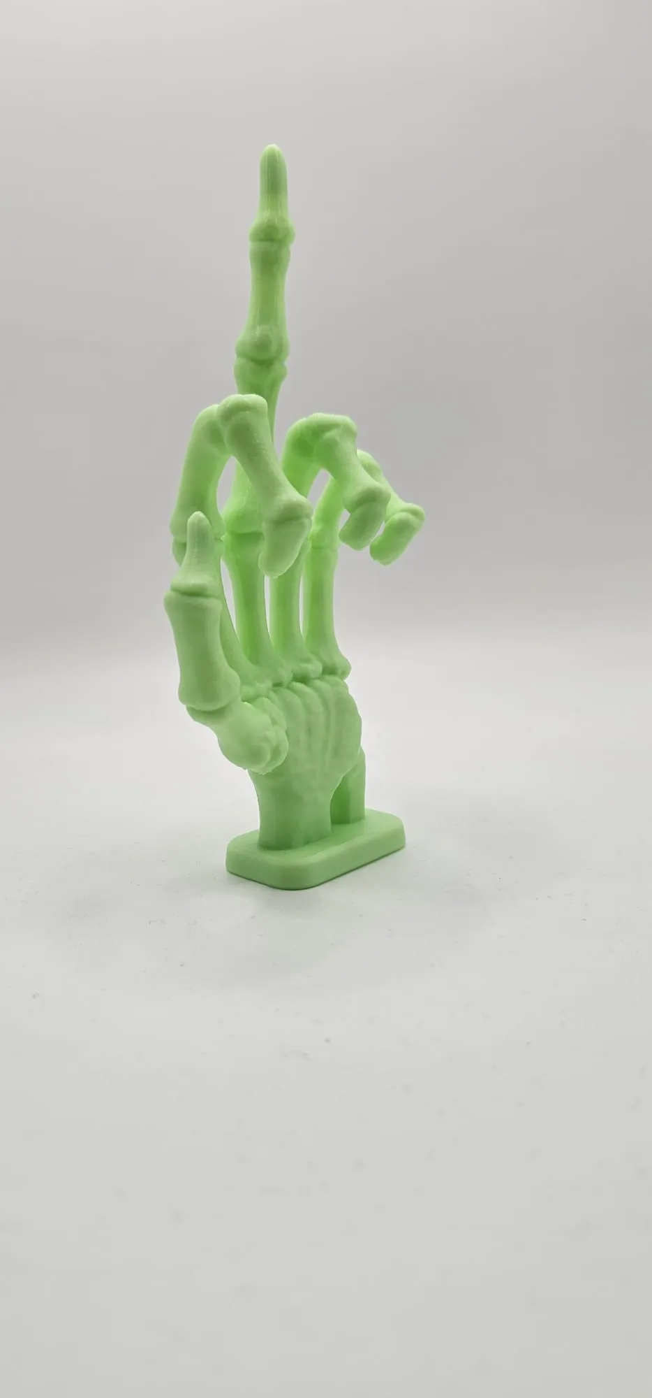 Skeleton Hand Middle Finger - Free 3D Print Model - MakerWorld