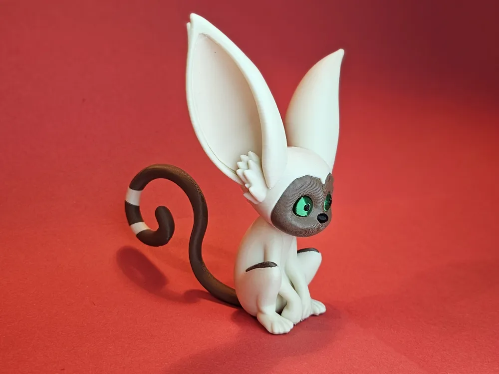 Momo from Avatar the last airbender — Multicolor - Free 3D Print Model ...