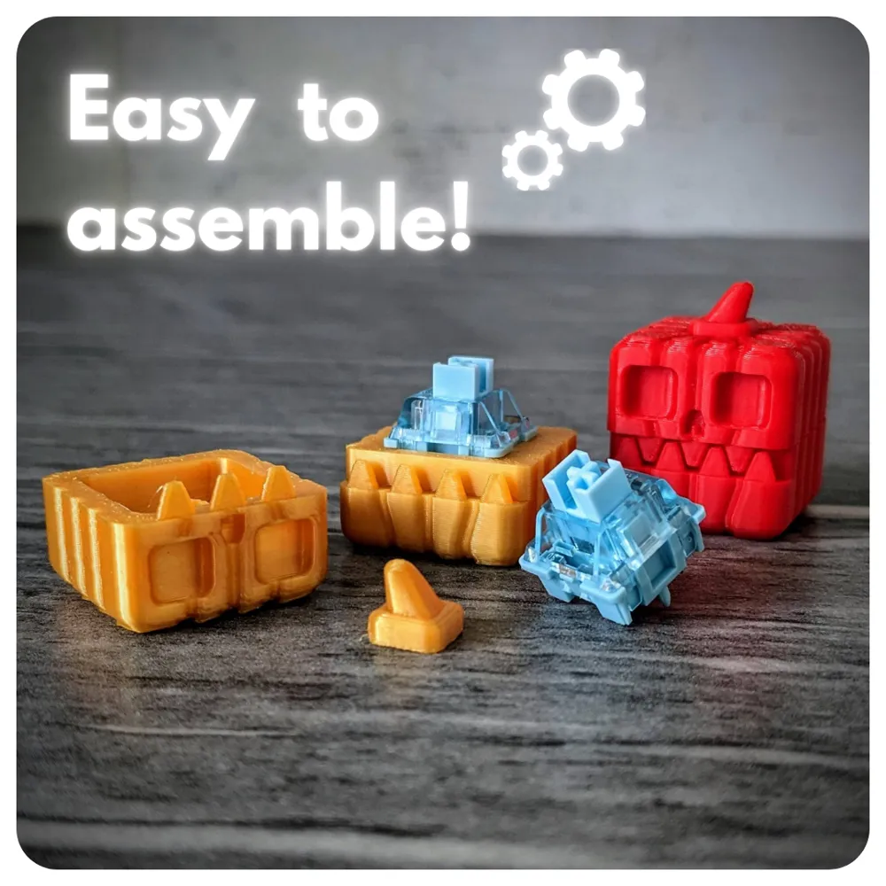 Pumpkin Key Switch Fidget Toy by decay3d - MakerWorld