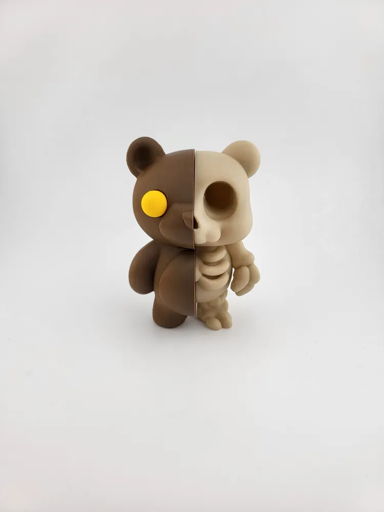Half Bear Half Skeleton – Cute & Dark Split NO AMS by Mad power ...