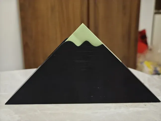 Sticky Note Holder—Snow Mountain by user_1658338401 - MakerWorld