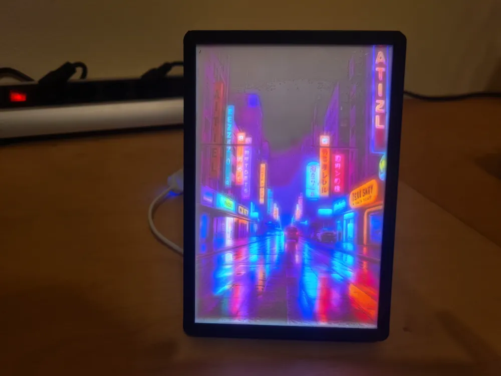 Asian Street Lithophane (Bambu CMYK Kit) by Molodos - MakerWorld