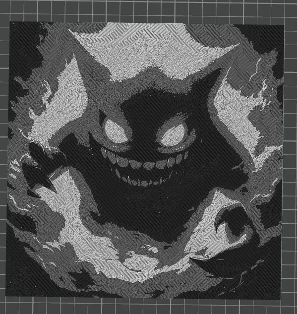 HueForge Gengar Horror Halloween Pokémon by CanariasPrinter3D - MakerWorld