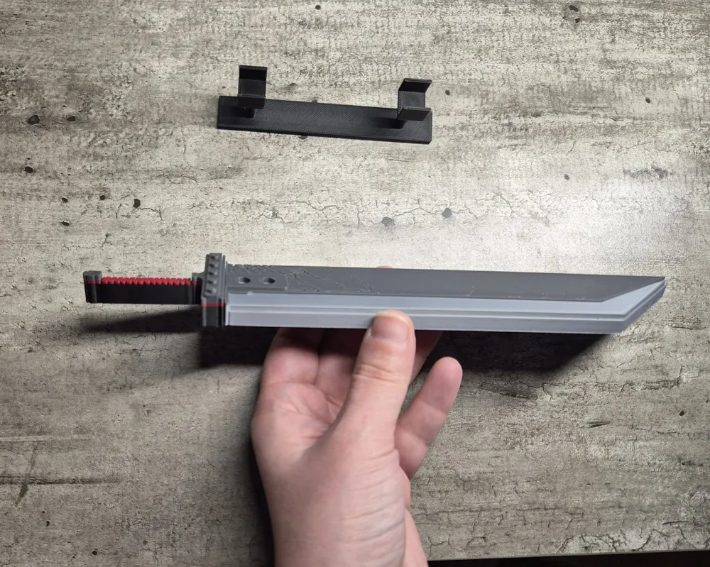 Mini Buster Sword - Layered Art Display Model - Free 3D Print Model ...