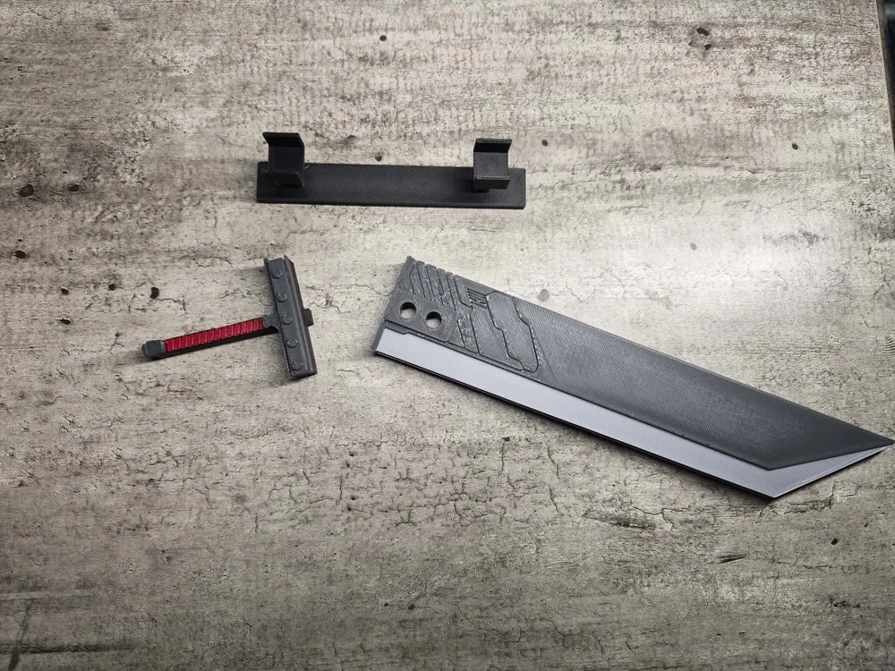 Mini Buster Sword - Layered Art Display Model - Free 3D Print Model ...