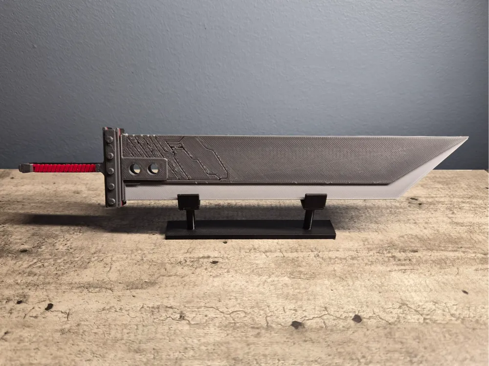 Mini Buster Sword - Layered Art Display Model - Free 3D Print Model ...