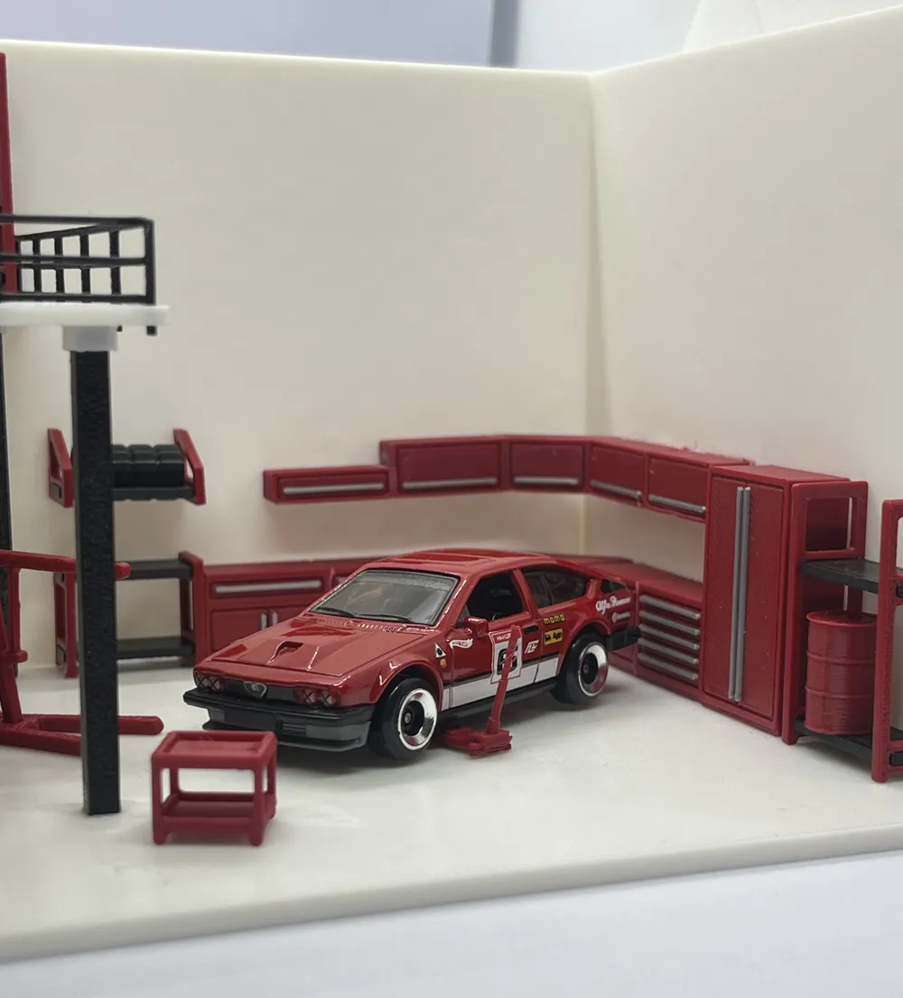 Garage Cabinets for 1/64 diorama diecast - Free 3D Print Model - MakerWorld