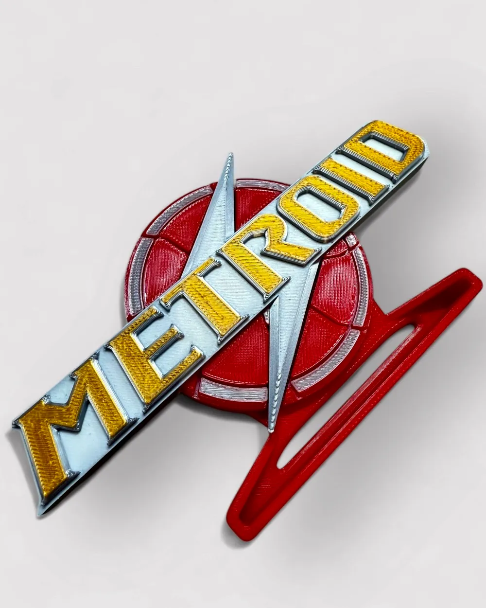 METROID - Classic Logo Display Stand by Hylijan - MakerWorld