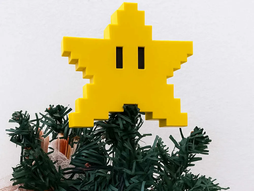 Super Mario 트리 꼭대기 별 축제 에 의해 Pro-Luke MakerWorld: 무료 3D 모델 다운로드