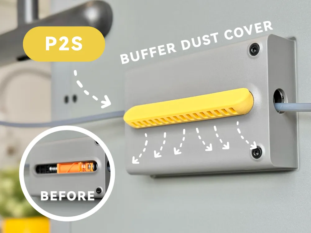 P2S AMS Buffer Cover - Free 3D Print Model - MakerWorld