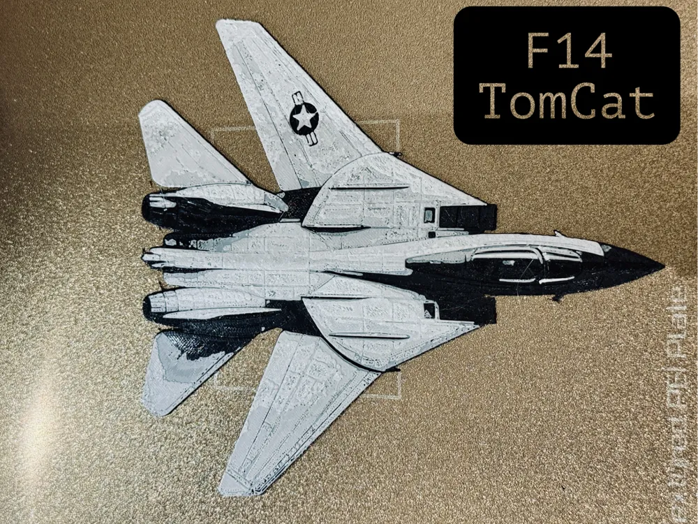 F-14 Tomcat – Top View 3D Model by InnoCraft MakerWorld: Download Free ...