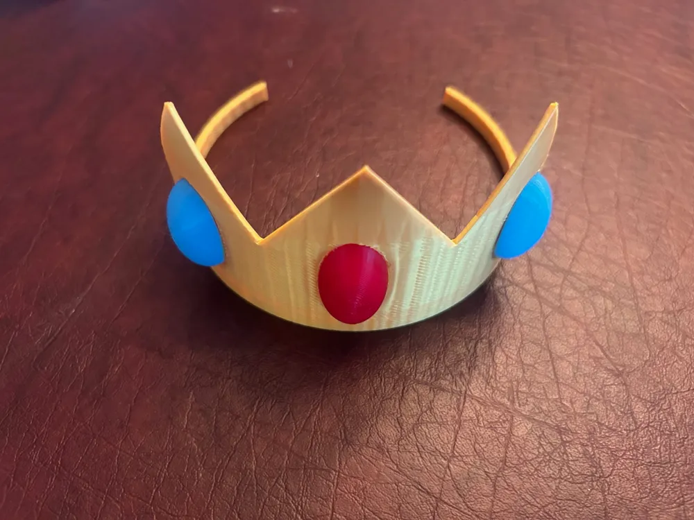 Princess Peach Costume Jewelery - Free 3D Print Model - MakerWorld