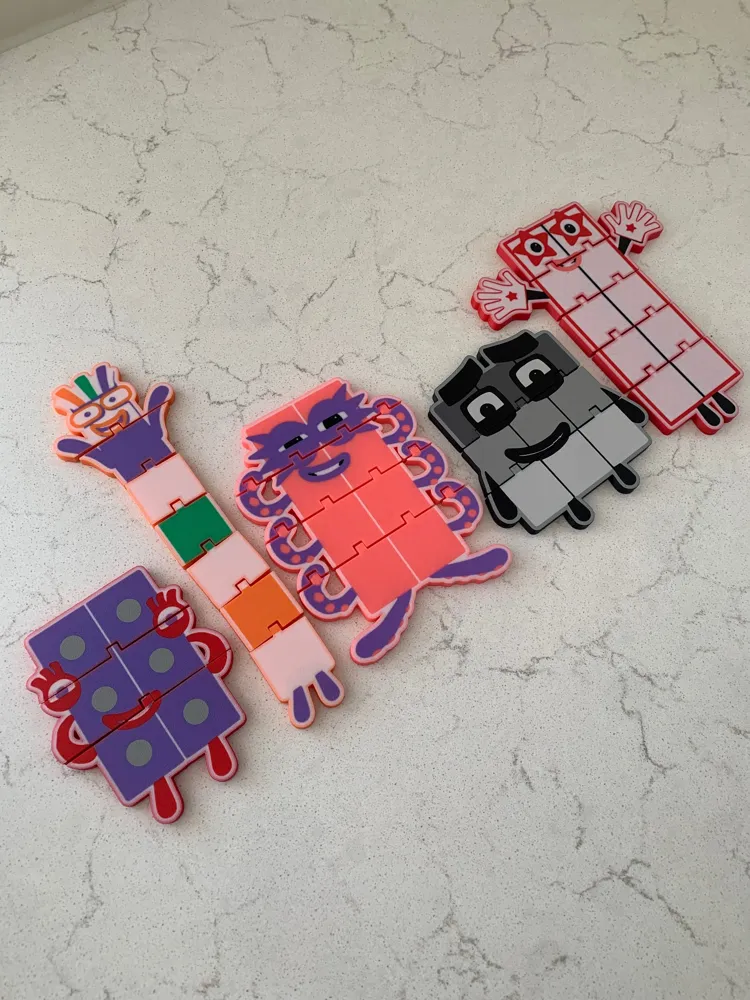 Numberblock 9 Flexi – Kostenloses 3D-Druckmodell – MakerWorld