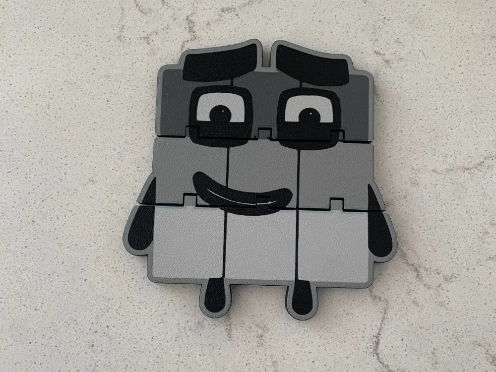 Numberblock 9 Flexi – Kostenloses 3D-Druckmodell – MakerWorld