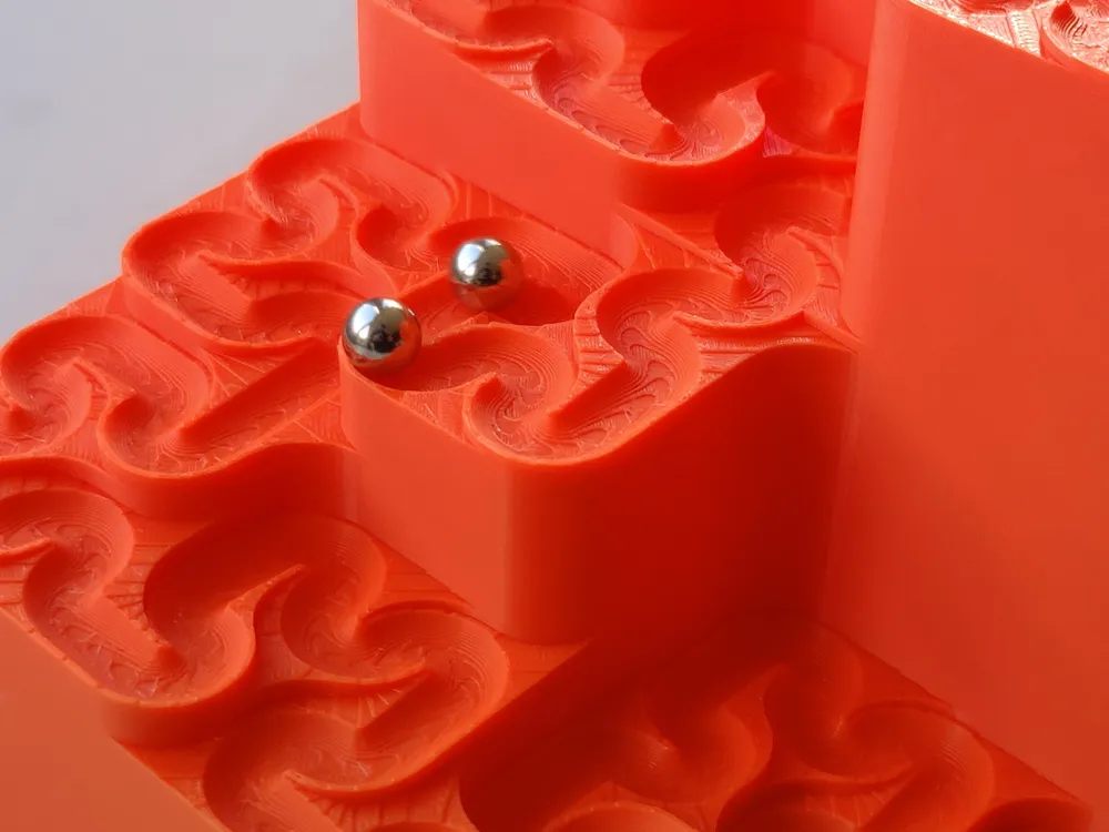 Hilbert Curve Marble Run – Fractal Ball Track - Free 3D Print Model ...