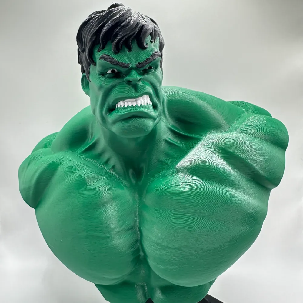 Hulk Bust - Multicolor by Deltree3D - MakerWorld