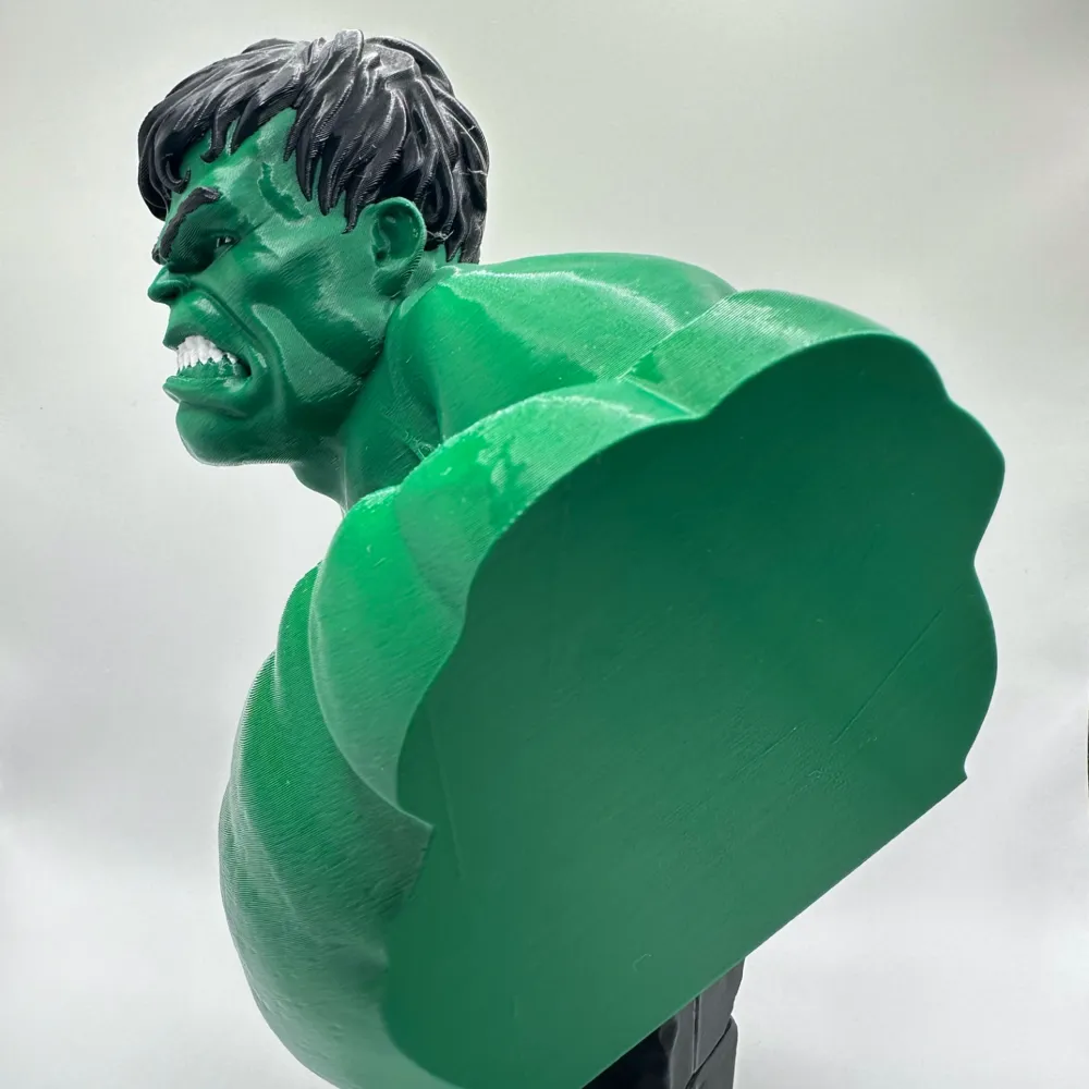 Hulk Bust - Multicolor by Deltree3D - MakerWorld