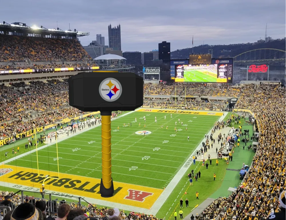 Pittsburgh Steelers Thors Hammer Remixed by Cosmic Prints MakerWorld ...