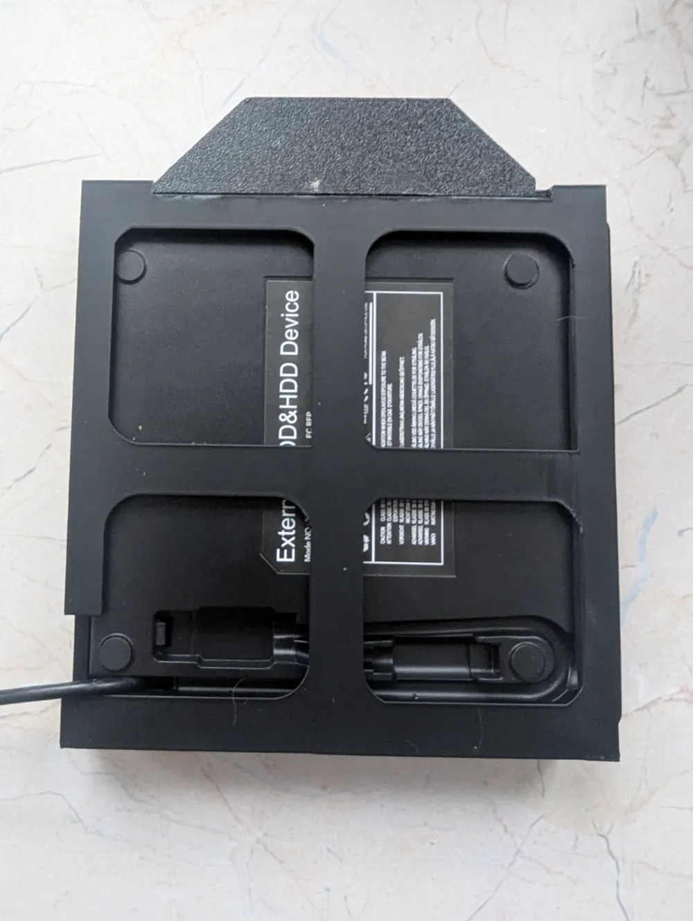 Wall mount for external CD/DVD drives by MoloSeran - MakerWorld