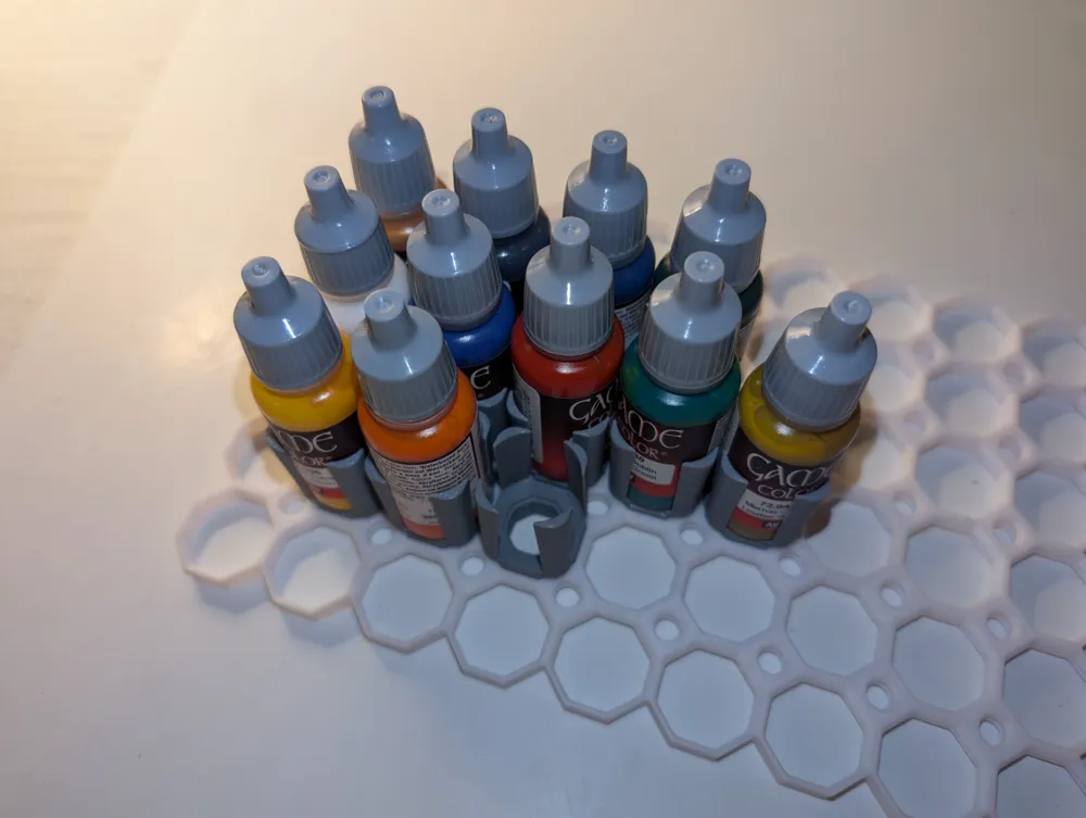 Multiboard Vallejo Paint single bottle holder by ElektroQuark ...