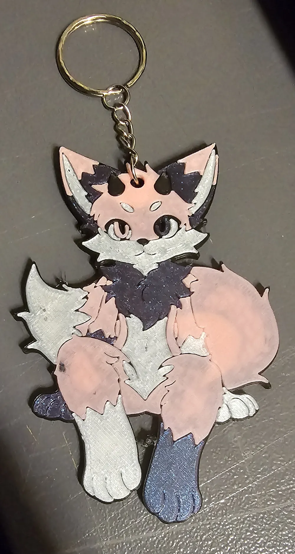furry fantasie Demonfox keychain by Nachty MakerWorld: Download Free 3D ...