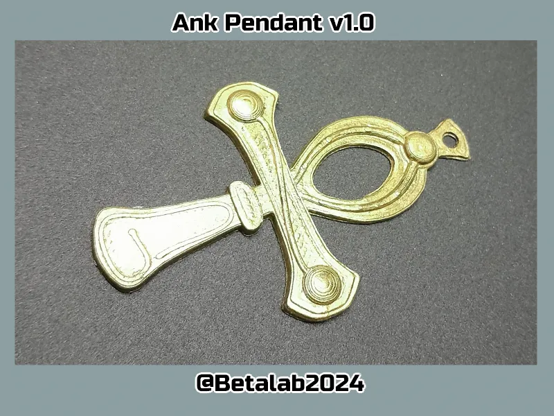 Ank Pendant v.01 by Betalab3D - MakerWorld