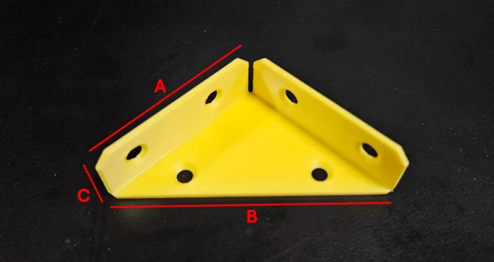 Corner Bracket - Multiple Sizes - Free 3D Print Model - MakerWorld