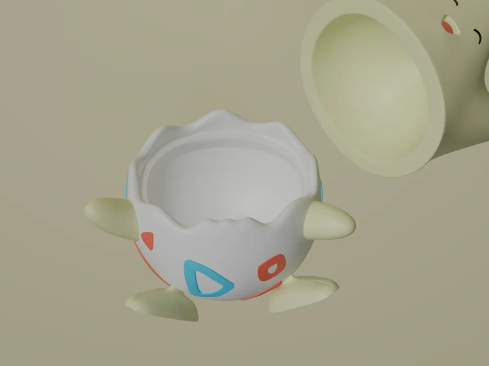 Togepi box by 红药桥边 - MakerWorld