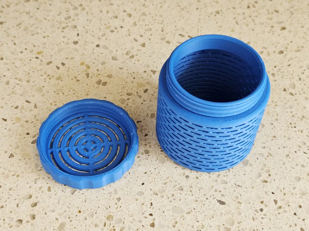 Silica Gel Container - Small, Medium, Large - Free 3D Print Model ...