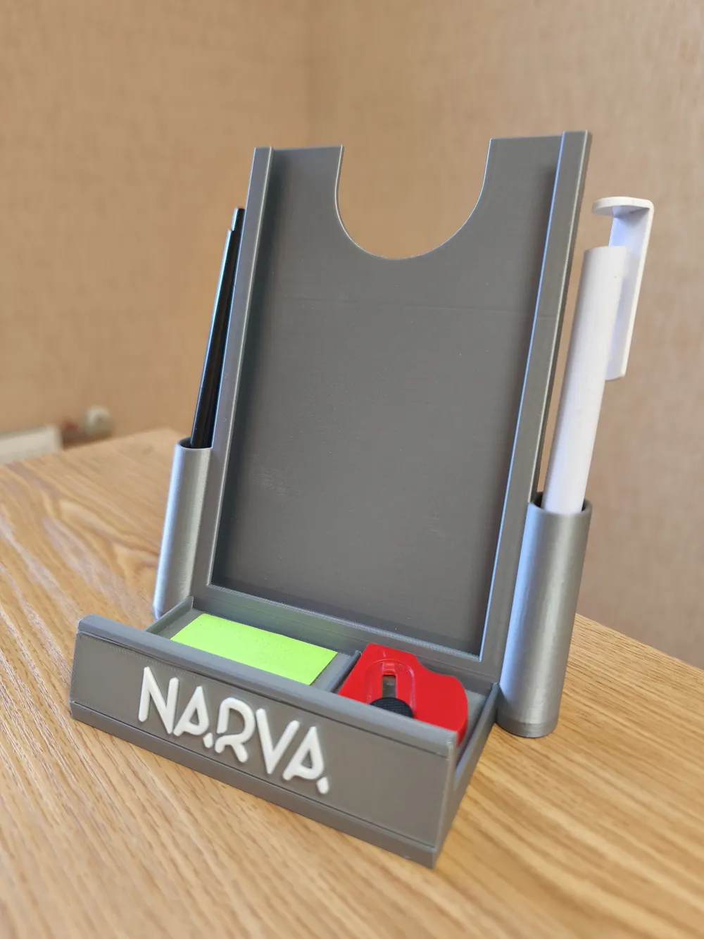 Desk Organizer with Photo Frame - Free 3D Print Model - MakerWorld