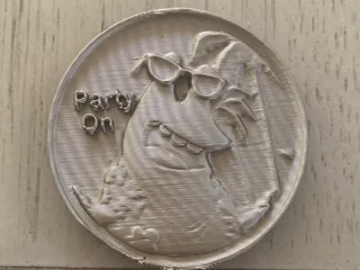 Slurms MacKenzie two-sided coin - Free 3D Print Model - MakerWorld