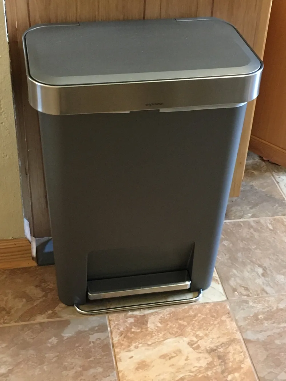 Simplehuman 45 Liter / 12 Gallon Trash Can spacer by 3D ...