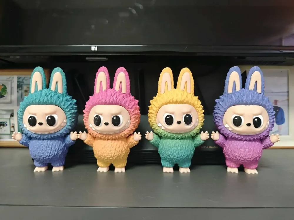 Labubu rotating eyes articulated - Free 3D Print Model - MakerWorld