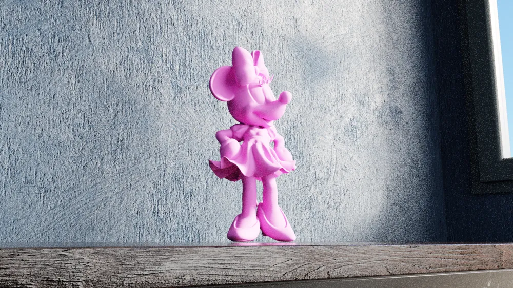 Minnie Mouse - Free 3D Print Model - MakerWorld