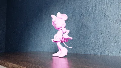 Minnie Mouse - Free 3D Print Model - MakerWorld