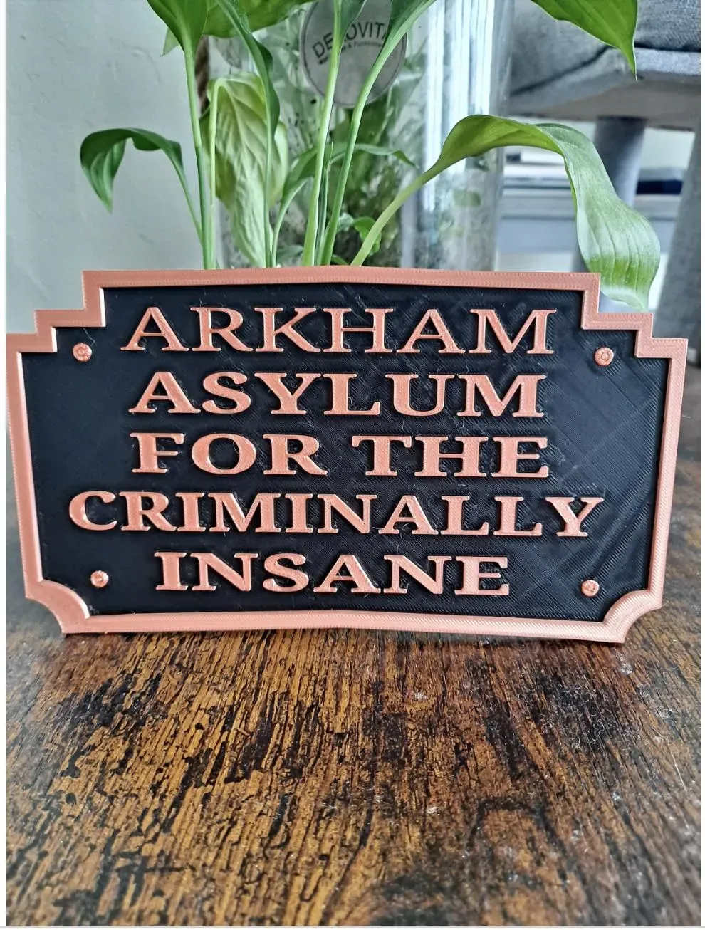 Arkham Asylum PLA Wall Decor – fan art (frame) by serialprinting ...
