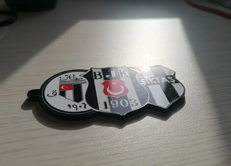 Besiktas Football Club Badge Keychain by ffpresso MakerWorld: Download ...