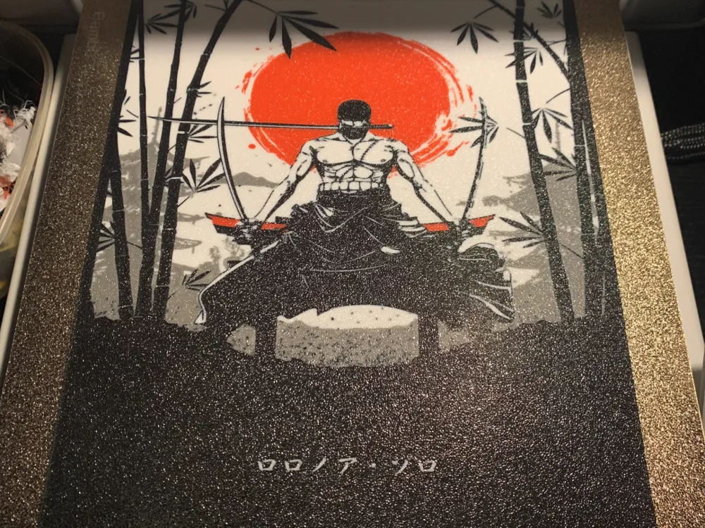 Roronoa Zoro One Piece LightBox by 3Desire - MakerWorld