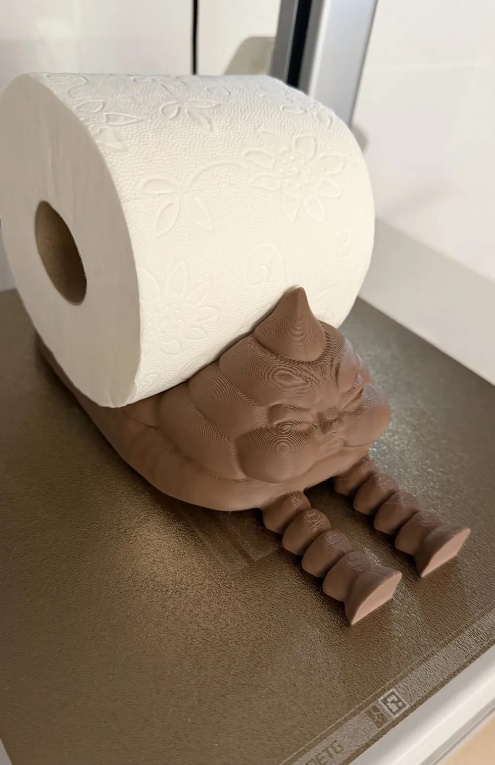 Soporte de papel higiénico de caca divertida - Modelo de impresión 3D ...