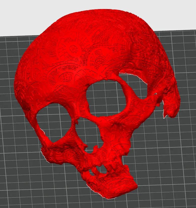 Broken skull for aquarium decoration - Free 3D Print Model - MakerWorld