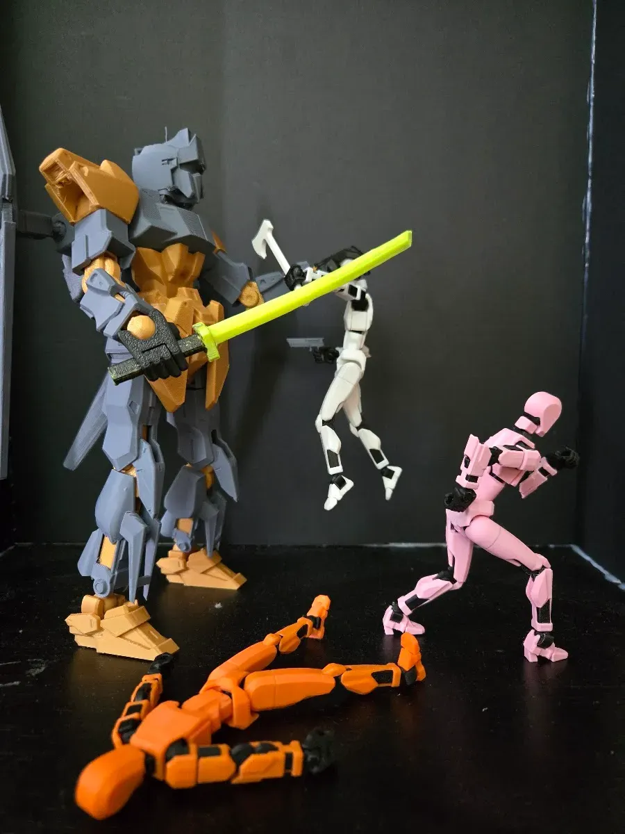 Gundam 150% Dummy 13 frame and Armor by Vari217 MakerWorld: Download Free 3D Models