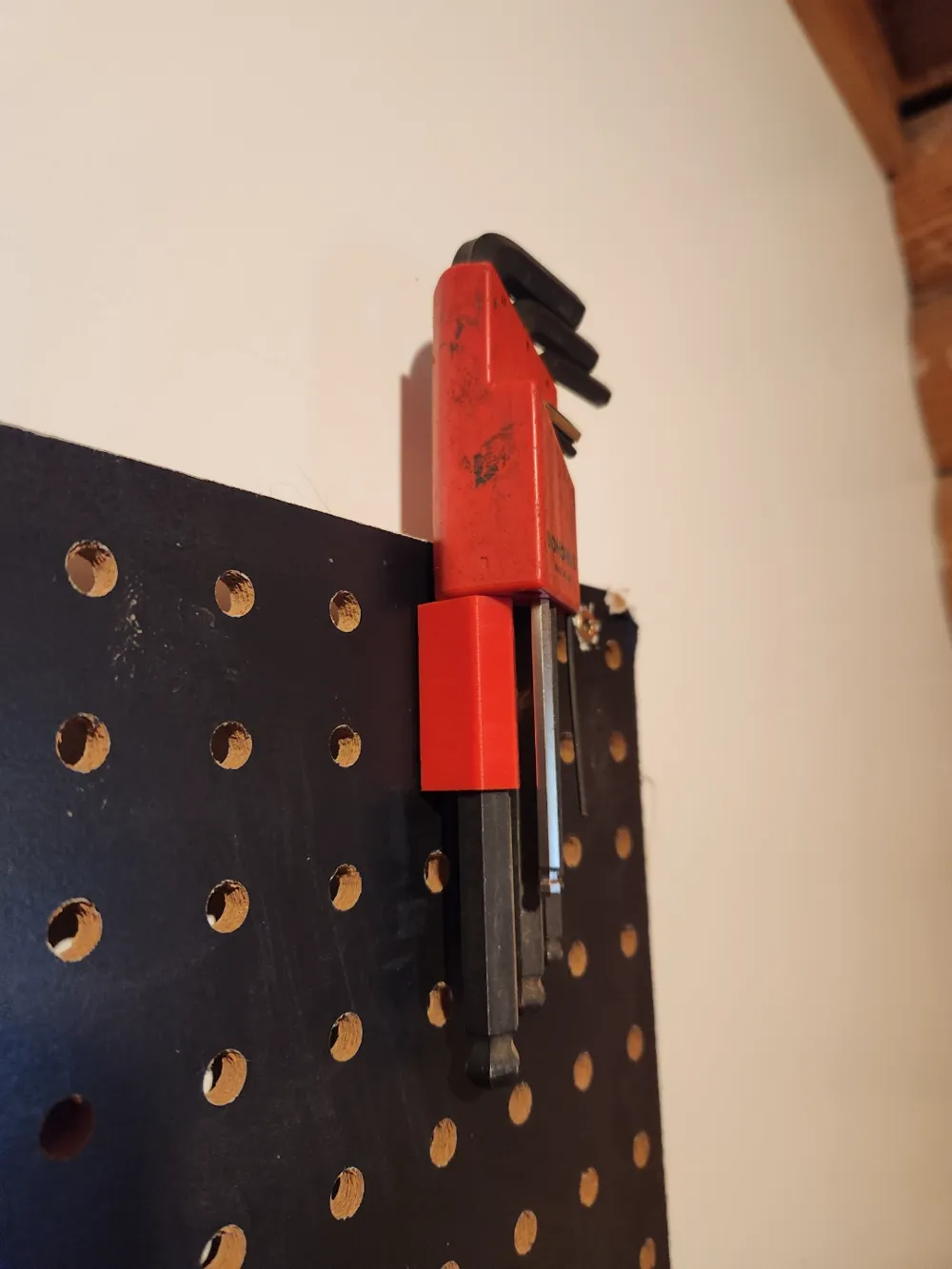 Metric Allen Wrench Holder for Peg Board by bababuii - MakerWorld