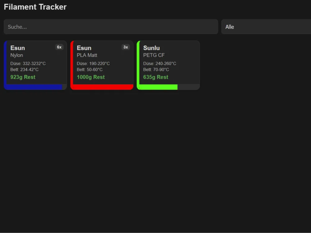 FilaTrack - 3$ Filament Management System - Free 3D Print Model ...