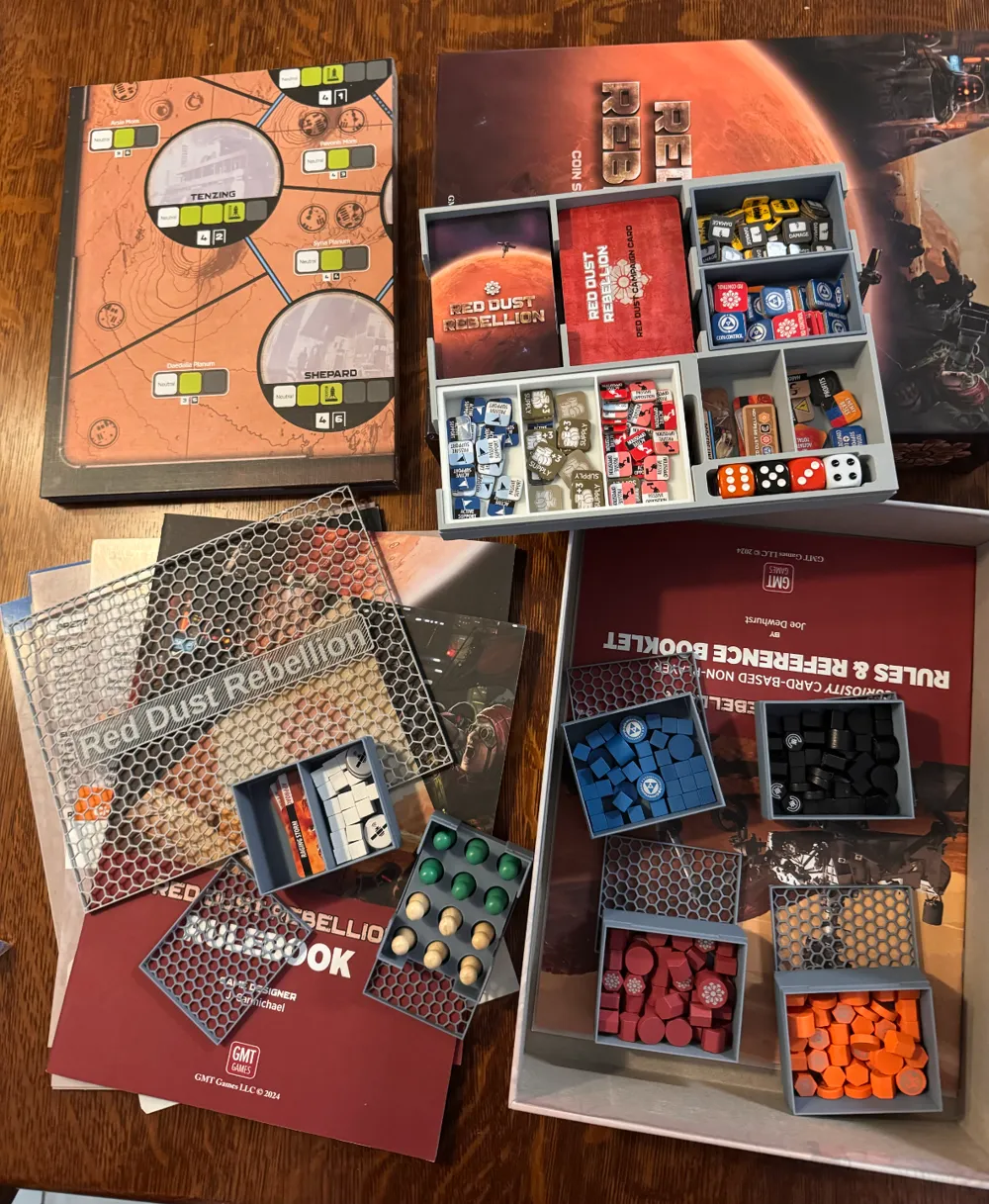 Board Game Inert for GMT's Red Dust Rebellion Remixed by user ...
