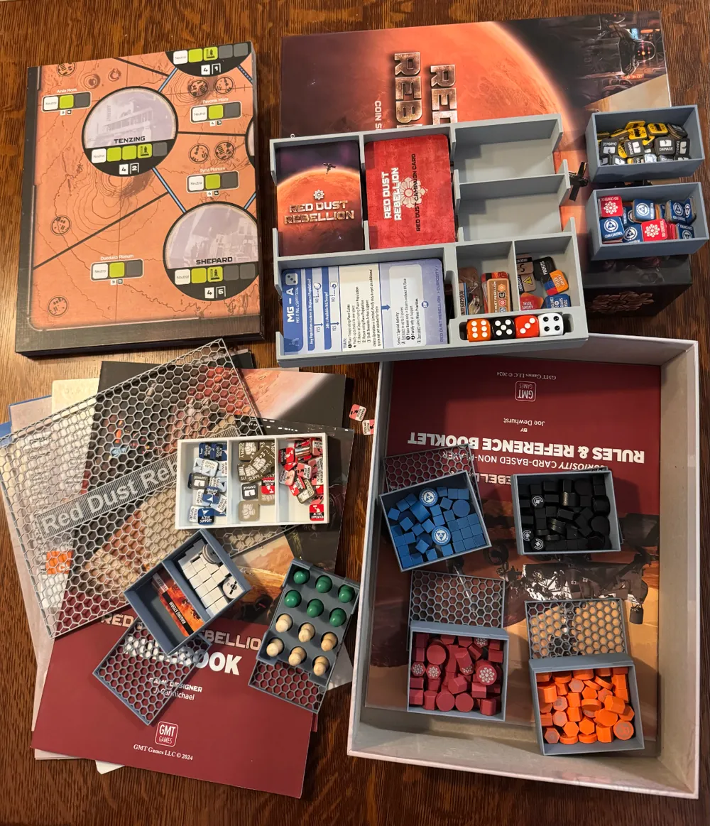 Board Game Inert for GMT's Red Dust Rebellion Remixed by user ...