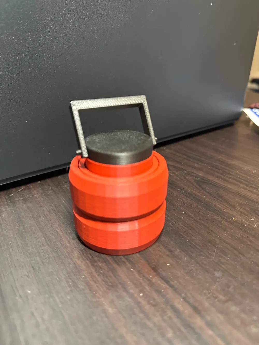 Japanese Red Lantern Box Keychain Container by Exotic_Cat - MakerWorld