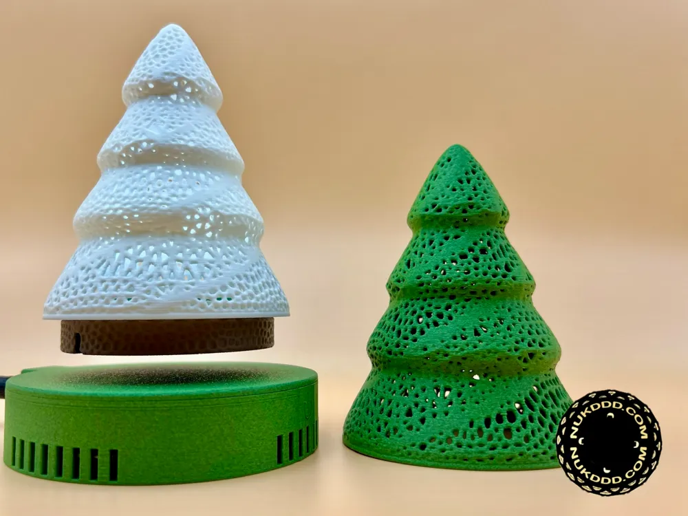 Levitating Christmas Tree Lamp by NUKDDD - MakerWorld