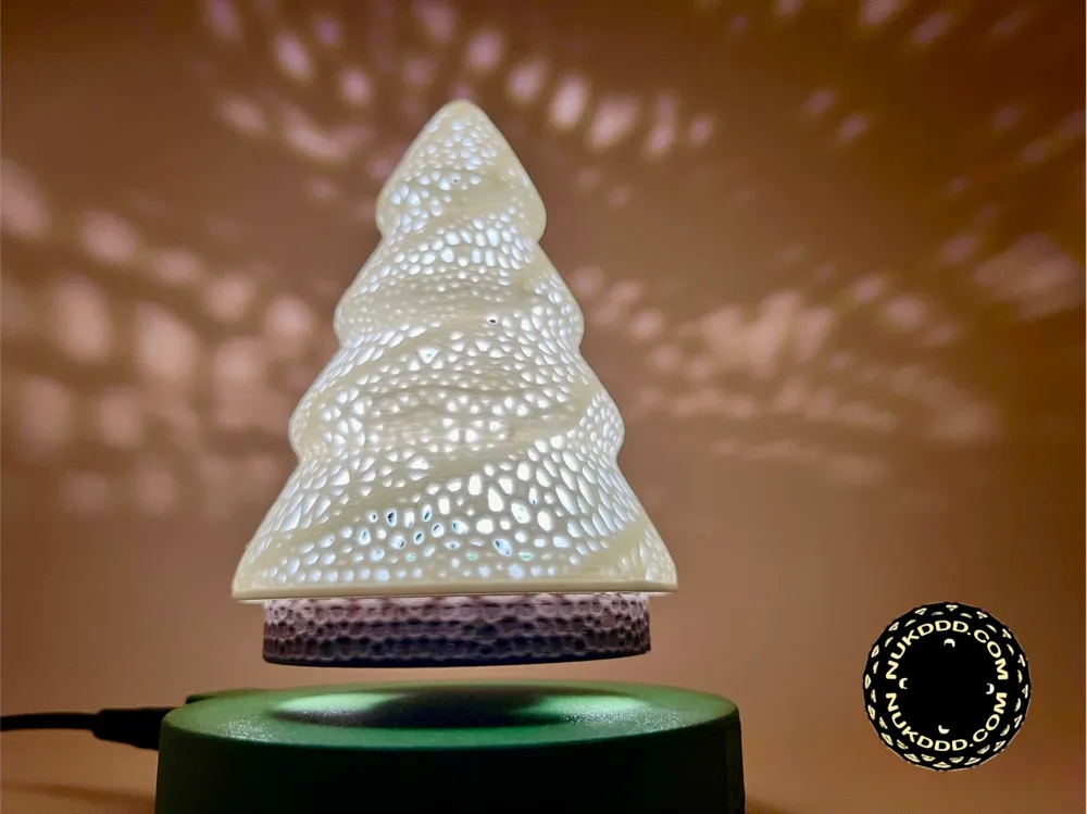 Levitating Christmas Tree Lamp by NUKDDD - MakerWorld