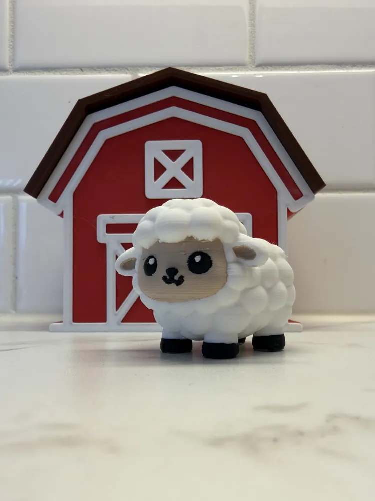Cute Sheep - Free 3D Print Model - MakerWorld